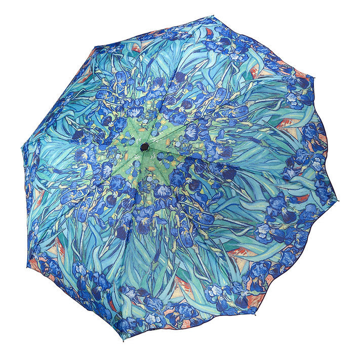 Van Gogh Irises Auto Folding Art Umbrella – ArtistGifts